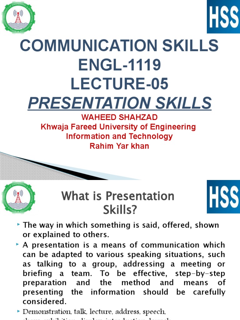 LECTURE 05 Presentation Skills | Download Free PDF | Microsoft Power ...