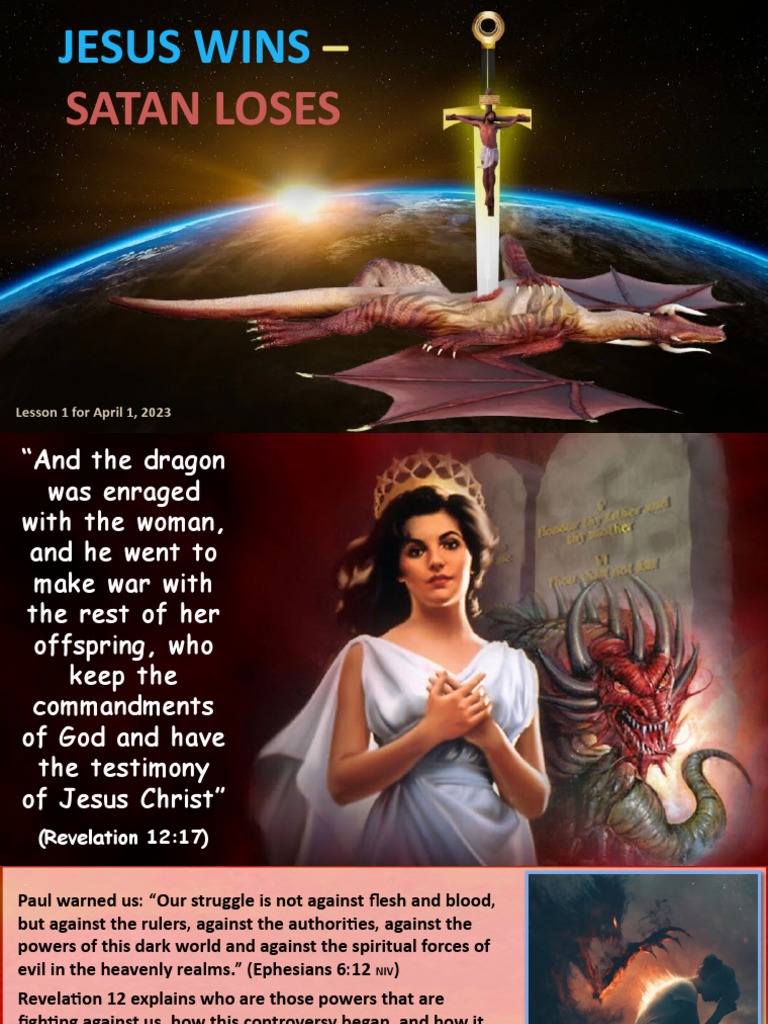 Satan Loses: Lesson 1 For April 1, 2023 | PDF | Satan | Jesus
