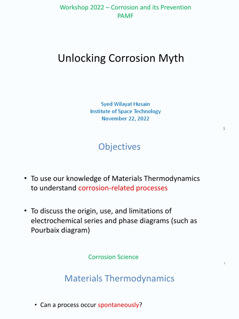 Corrosion Science and Prevention Techniques | PDF | Corrosion ...