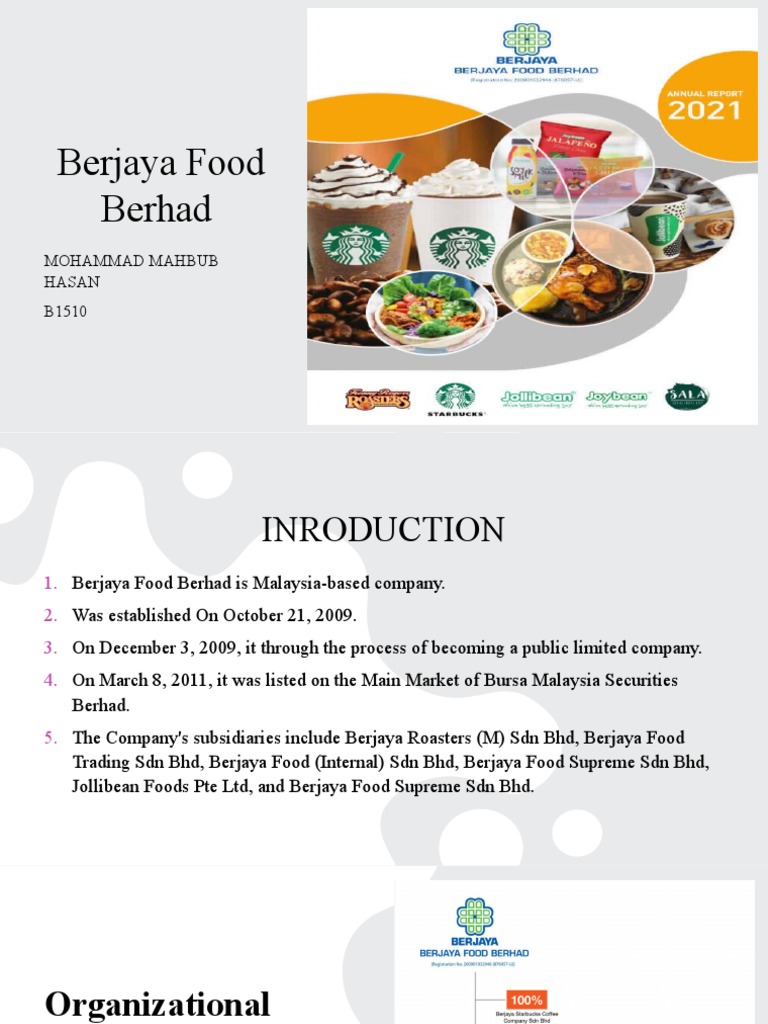 Berjaya Food Berhad | PDF