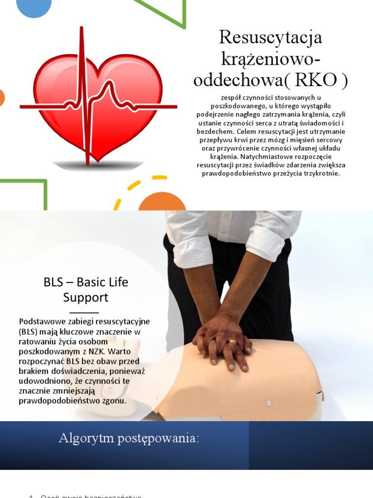 Resuscytacja Krążeniowo-Oddechowa (RKO) | PDF