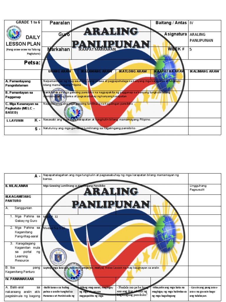 AP4 DLP Q4 Week5 | PDF