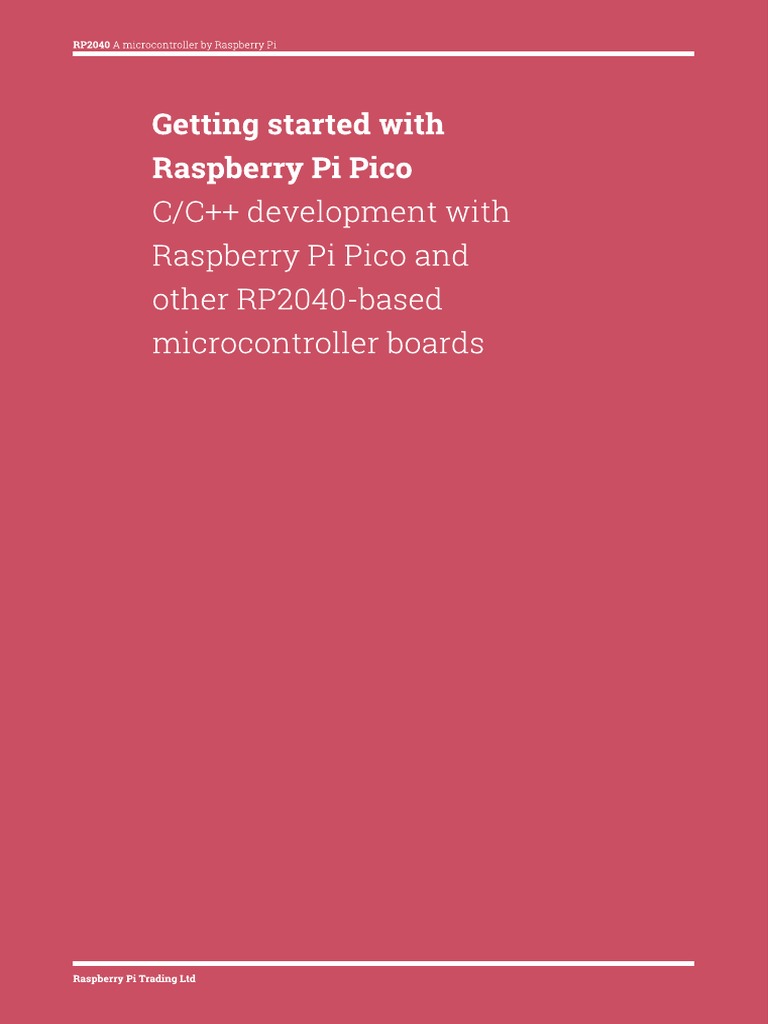 Getting Started With Pico | PDF | Legal Liability | Usb