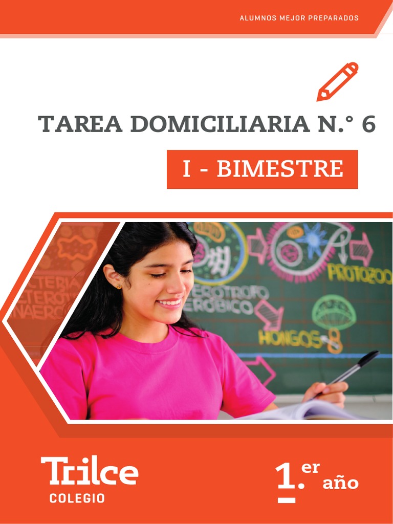 Tarea N 6 - 1 I Bim | PDF | Las bacterias | Fase (materia)