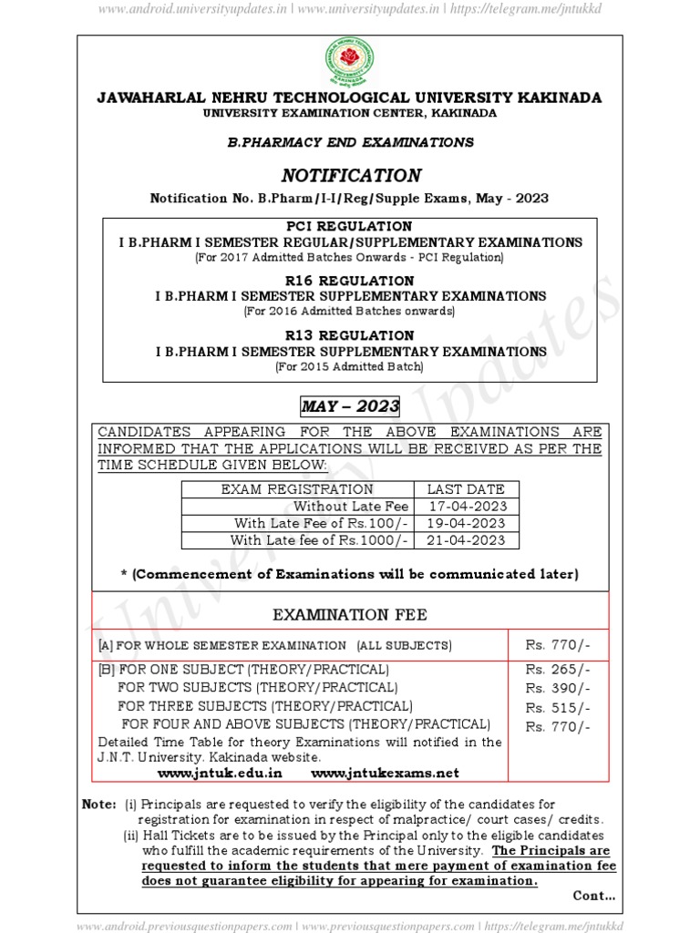 jntuk-b-pharmacy-1-1-sem-exams-notification-may-2023-pdf-qualifications