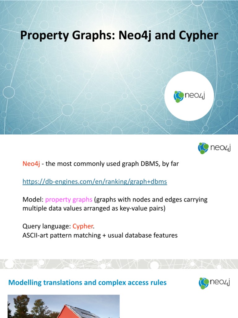 Property Graphs: Neo4j and Cypher | PDF | Databases | Computer Programming