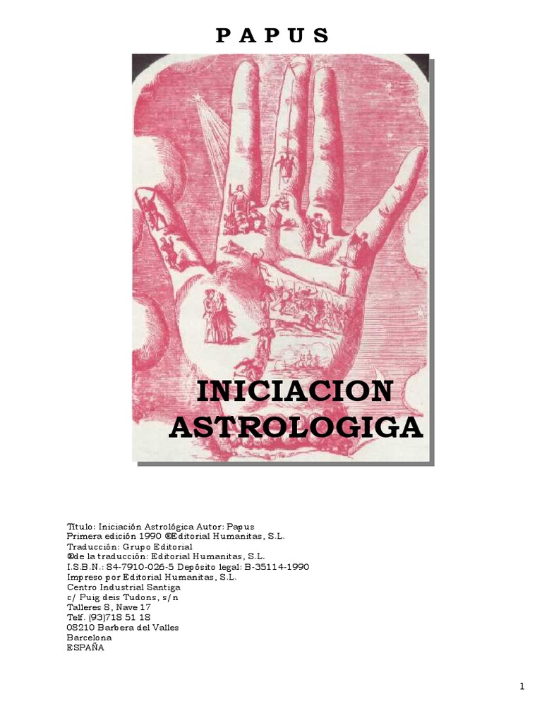 Iniciacion Astrologica (Papus) | PDF | Ciencias sociales