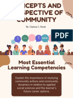 CESC Q3W3 Functions of Communities in Terms of Structures Dynamics and Processes | PDF | Career ...