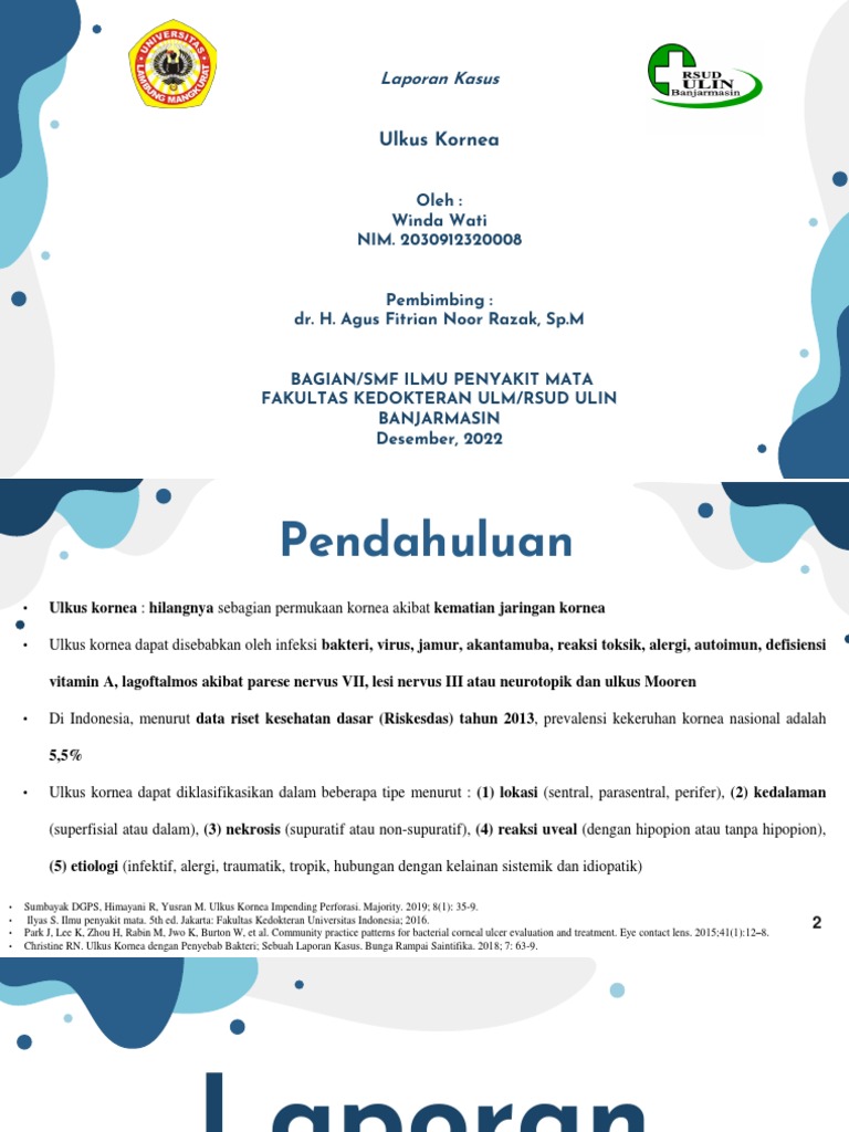 Lapsus Mata - Ulkus Mata - Winda Wati | PDF