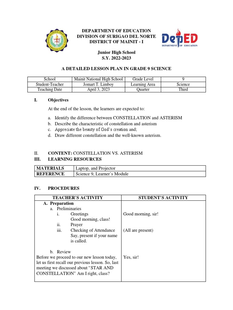 Science DLP | PDF | Constellation | Stars