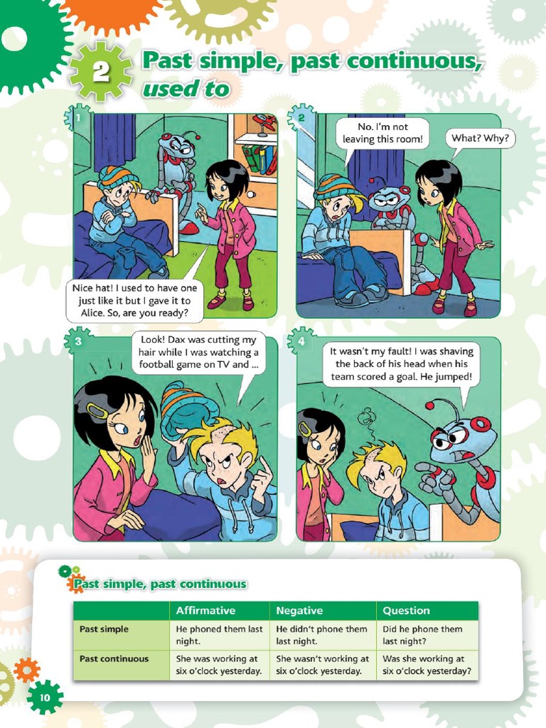 Past Continuous Lesson 2 - SB - Keys | PDF