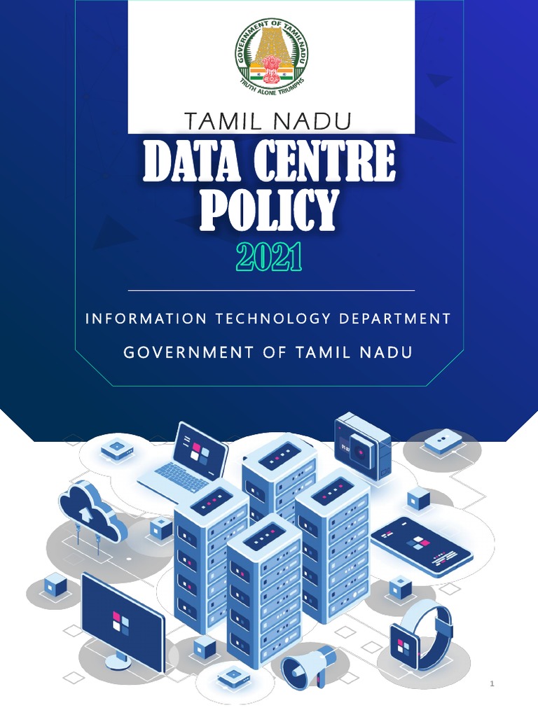 Data Centre Policy: Tamil Nadu | PDF