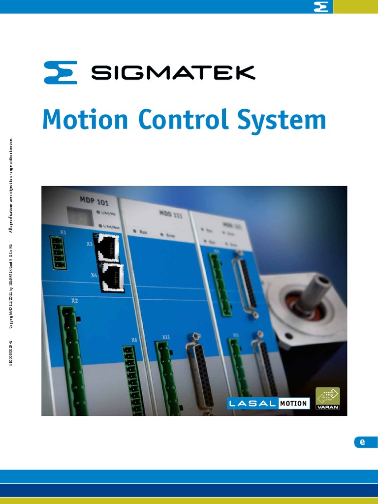 Motion Control System | PDF | Electric Motor | Physical Quantities