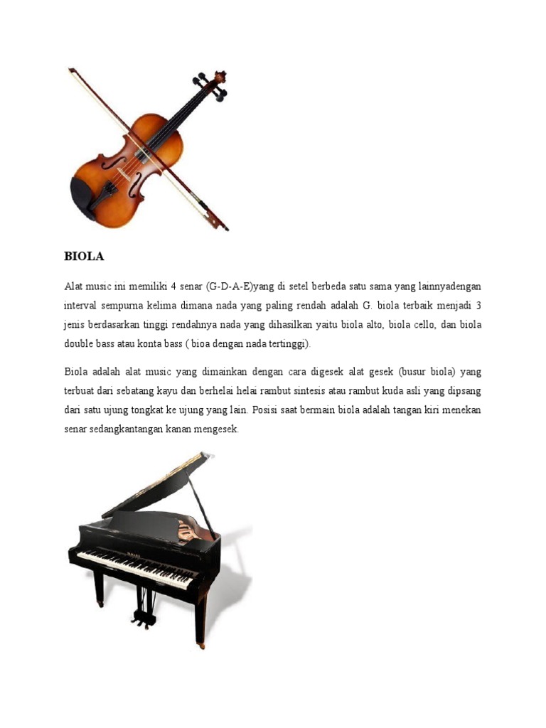 Alat Musik Modern dan Cara Memainkannya | PDF