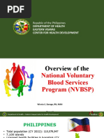 National Voluntary Blood Services Program (NVBSP) : Mission | PDF ...