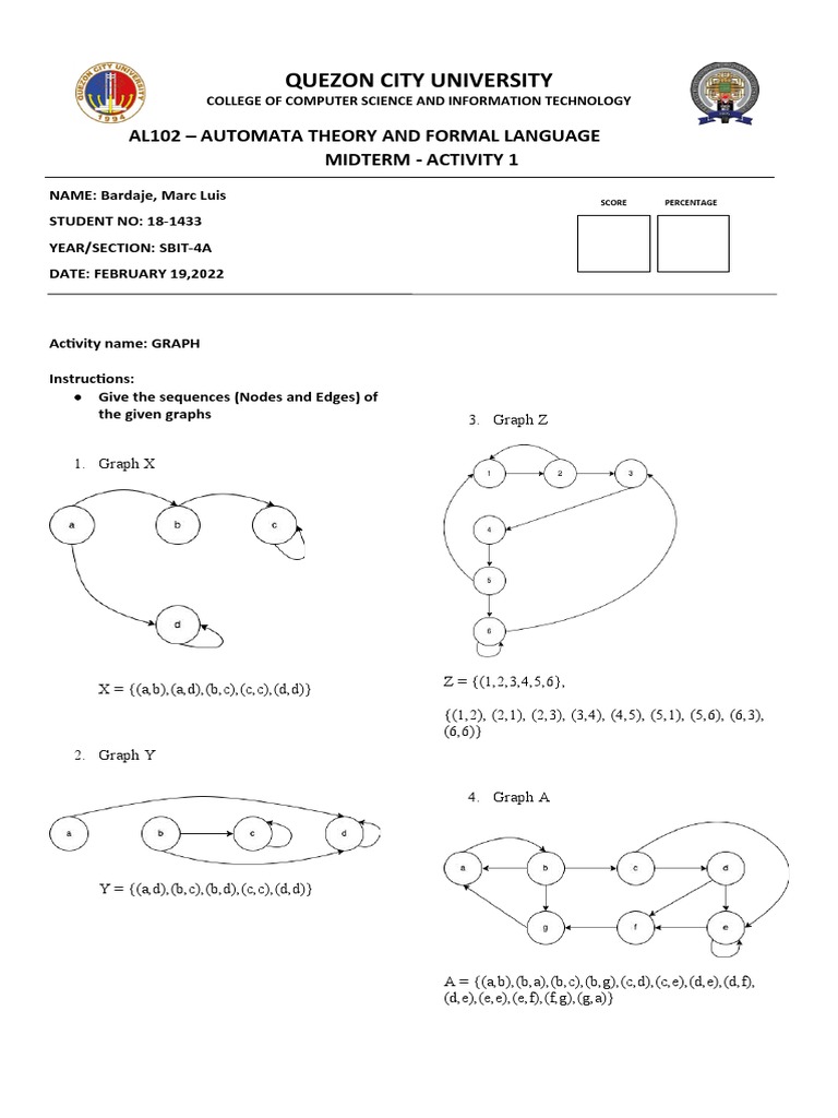 Bardaje Marcluis AL102 - MIDTERM - LAB ACTIVITY 1 | PDF