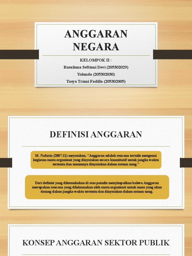 Anggaran Negara | PDF