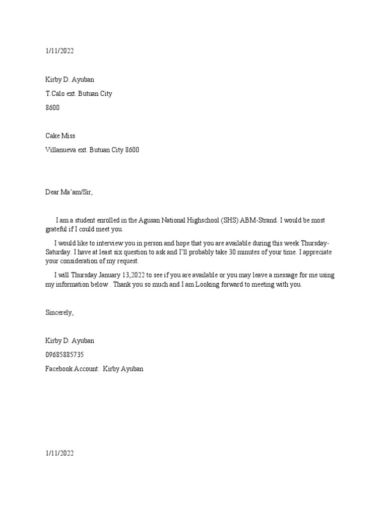 Request Letter | PDF | Business | Communication