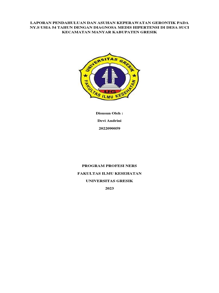 Askep Gerontik Lengkap | PDF
