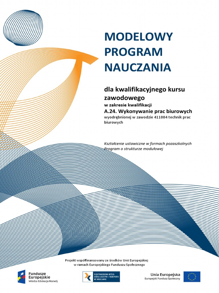 Modelowy Program Nauczania: Dla Kwalifikacyjnego Kursu Zawodowego | PDF