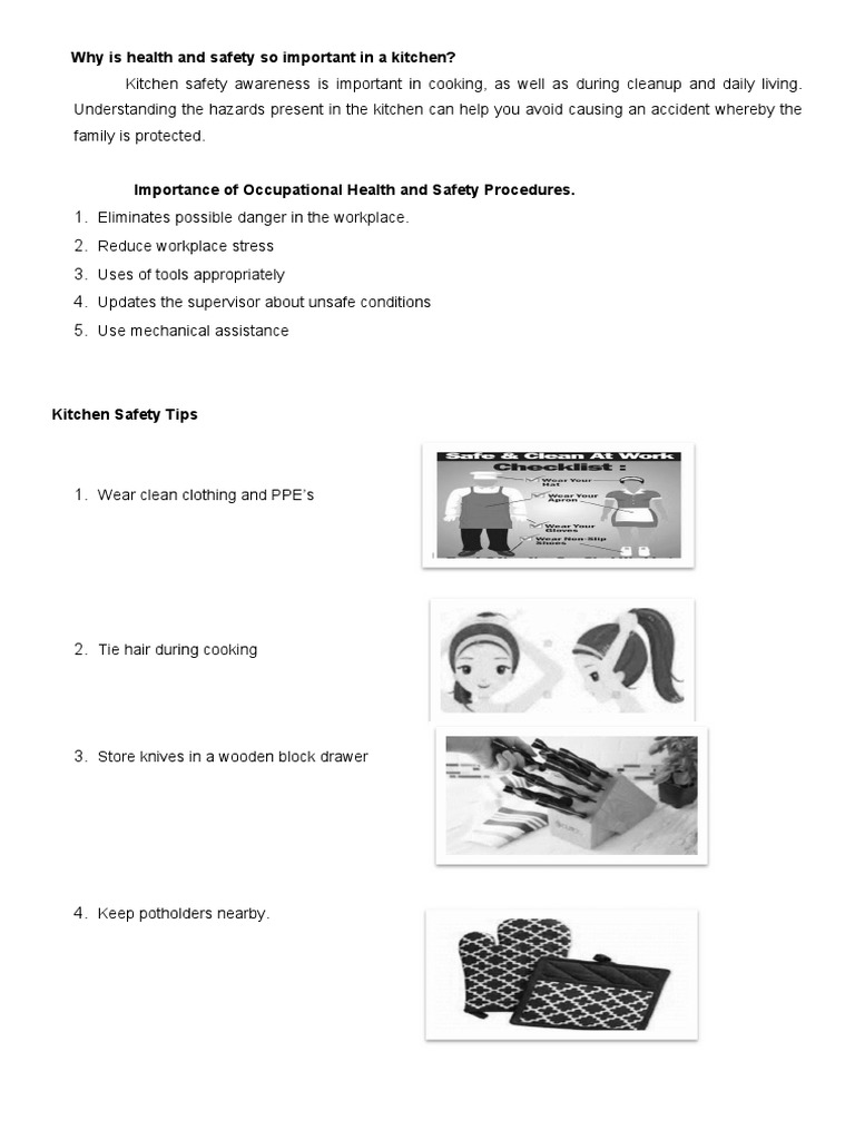 Why Is Health and Safety So Important in A Kitchen | PDF