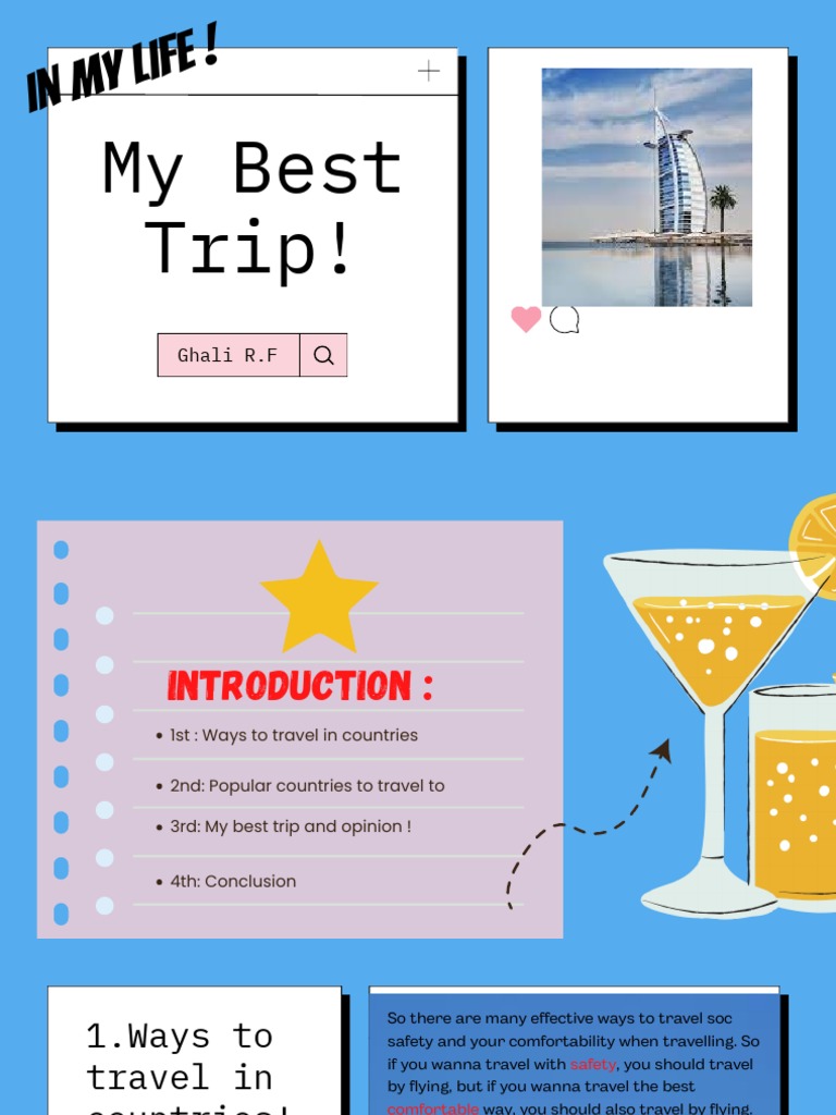 My Best Trip | PDF