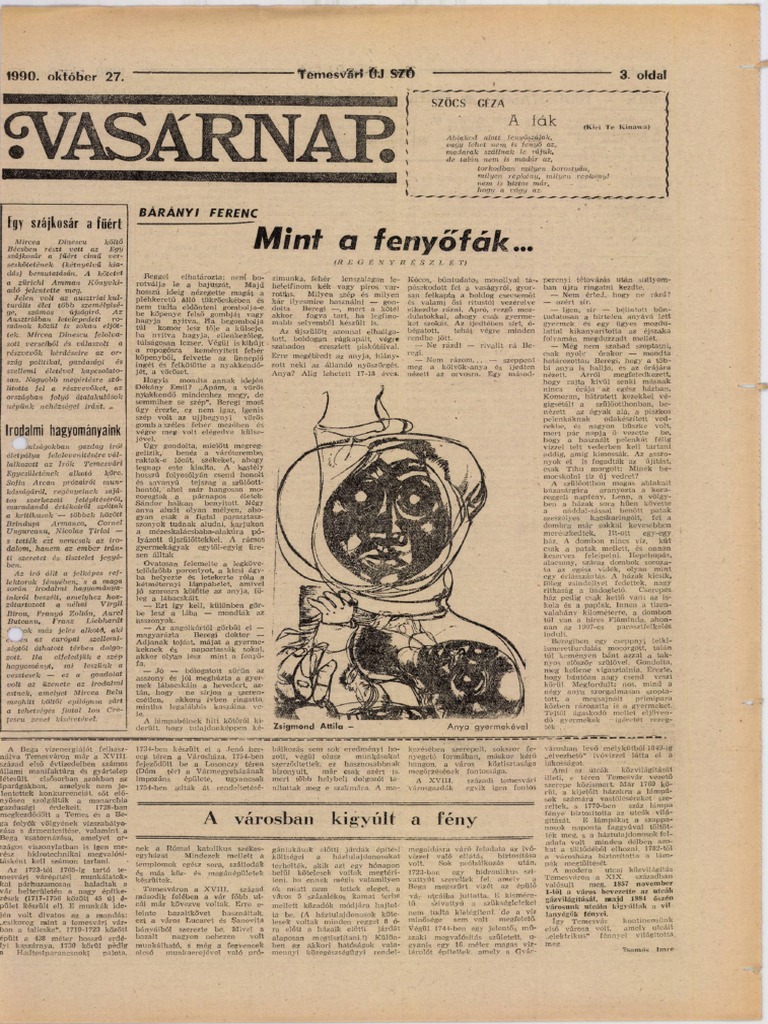 Temesvari Heti Uj Szo 1990 | PDF