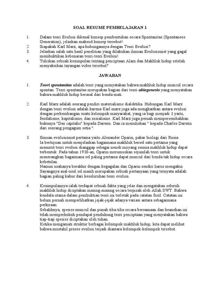 Resume MSI PMT 1 A | PDF