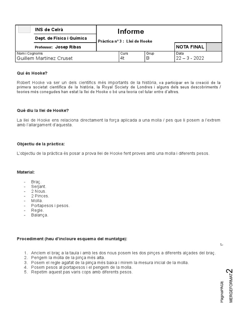 Practica Molla | PDF