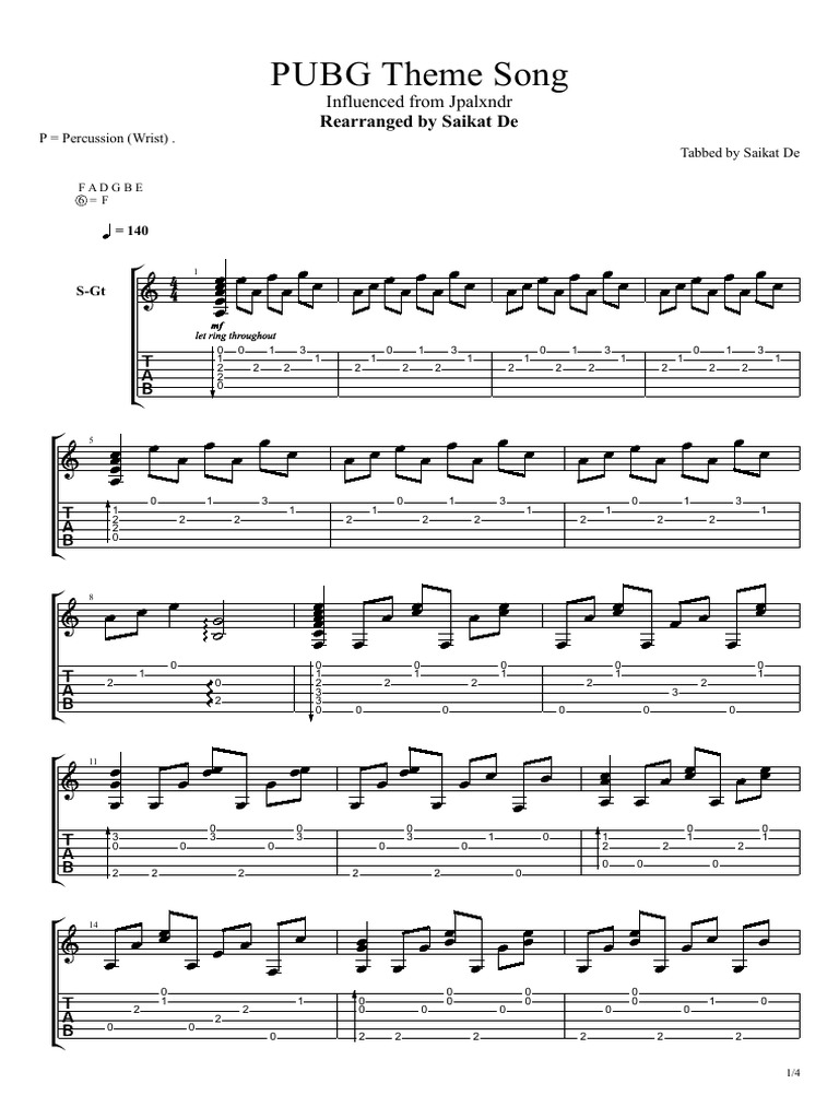 PUBG Theme Song | PDF