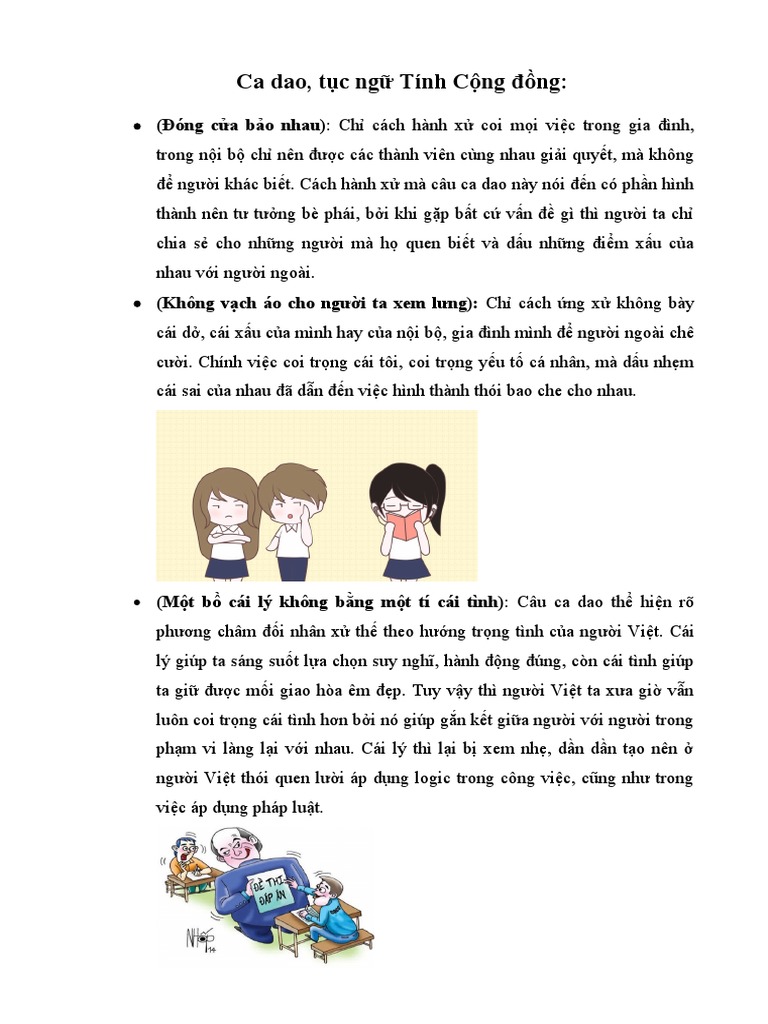 Ca Dao, T C NG Tính C NG Đ NG | PDF