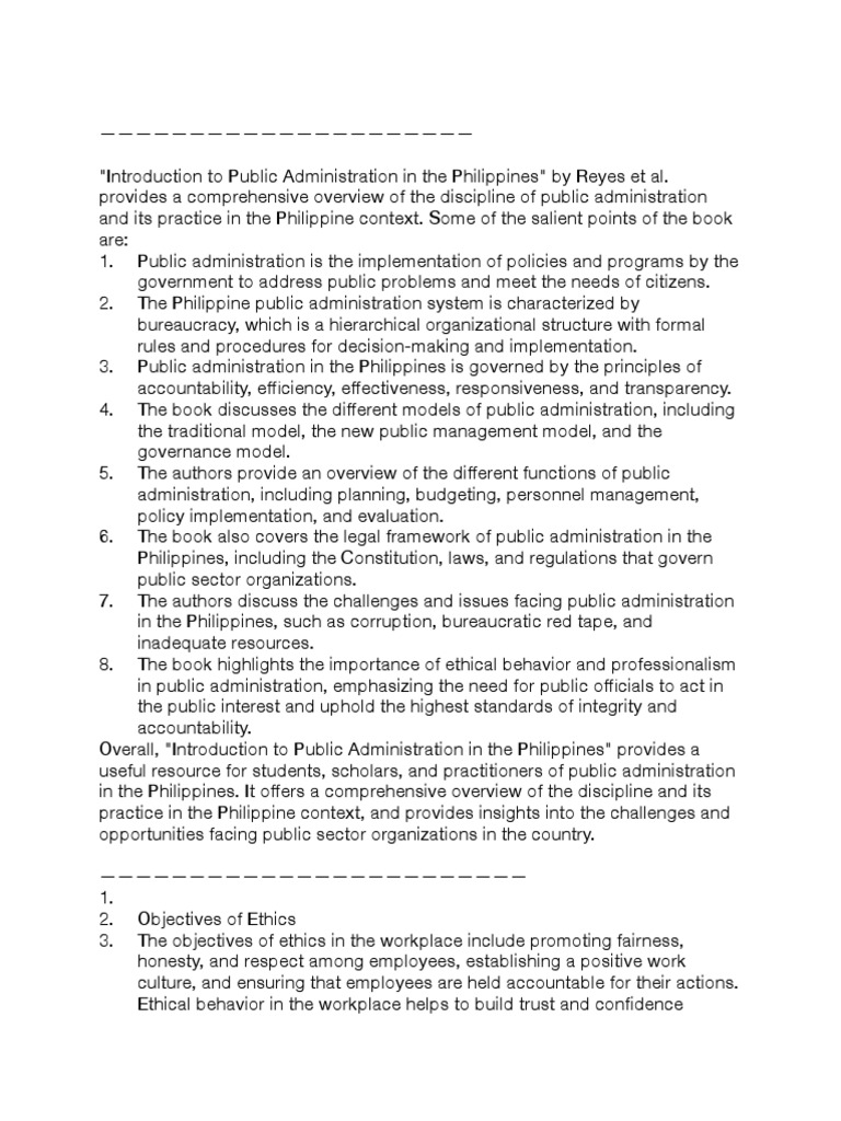 Two MPA Report Theory and Practice in PA | PDF | Public Administration | Accountability