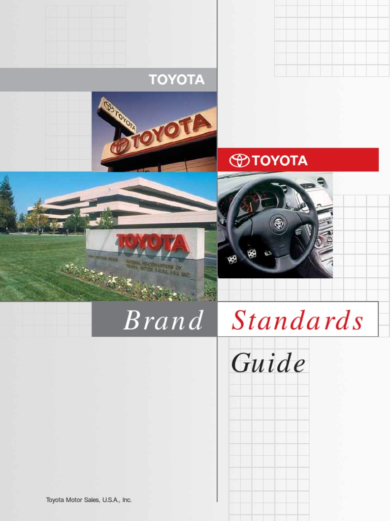Brand Guidelines-Toyota - BrandStdsGd - 10 - 6 - 11 | PDF | Logos | Brand