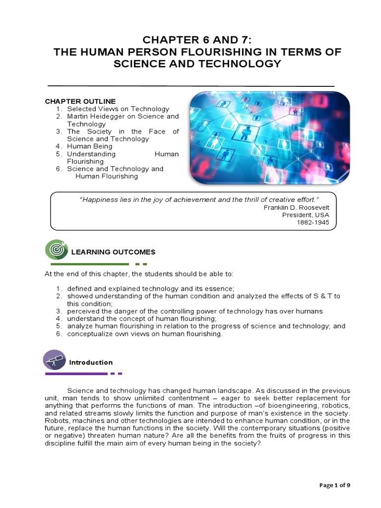 Gec 17 STS Chapter 6 & 7 | Download Free PDF | Happiness | Metaphysics