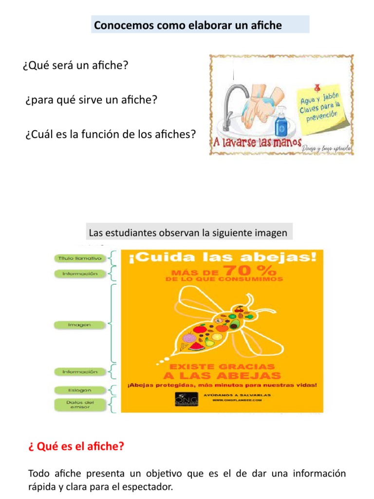 Conocemos Como Elaborar Un Afiche: ¿Qué Será Un Afiche? ¿Para Qué Sirve Un Afiche? ¿Cuál Es La ...