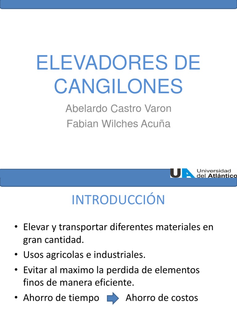 Elevadores de Cangilones | PDF | Cemento | Materiales