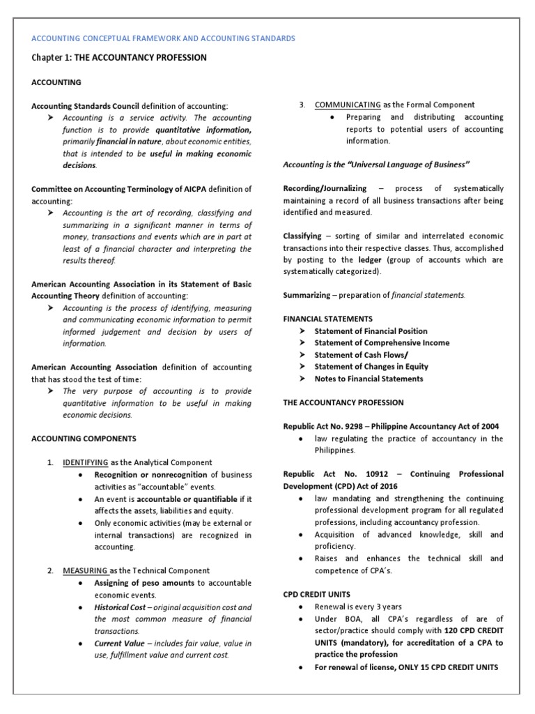 Accounting Standards and Framework Overview | PDF | International ...