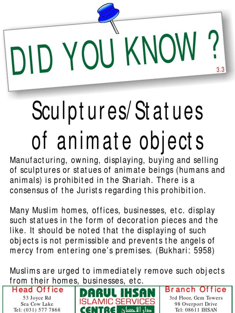 Sculptures/Statues in Islam | PDF | Home & Garden | Religion & Spirituality