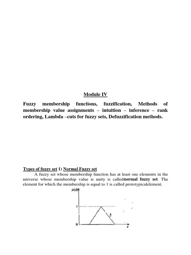 Module 4 Pdf Fuzzy Logic Triangle