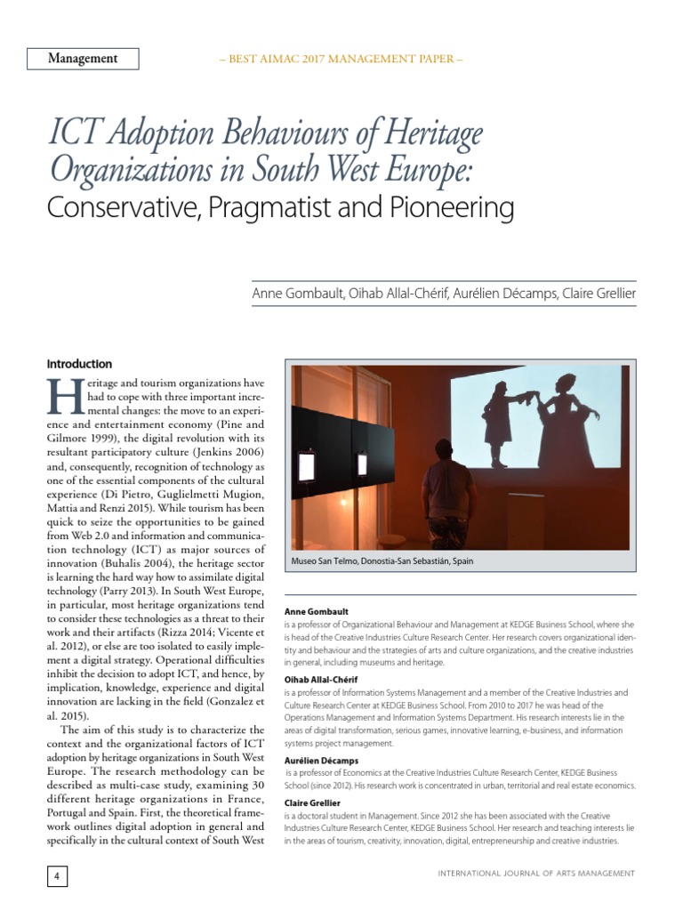 BusinessSourceComplete - ICT Adoption Behaviours of Heritage ...