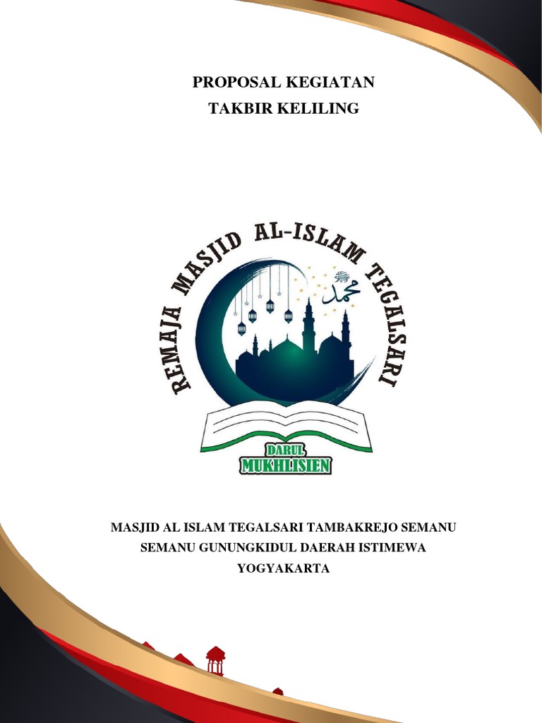 Proposal Takbir Keliling 2023 | PDF
