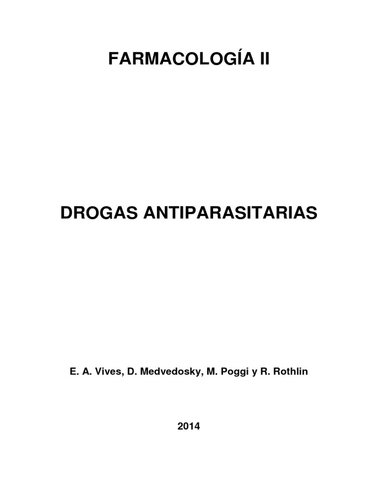 5.3 Antiparasitarios | PDF | Plasmodium | Malaria