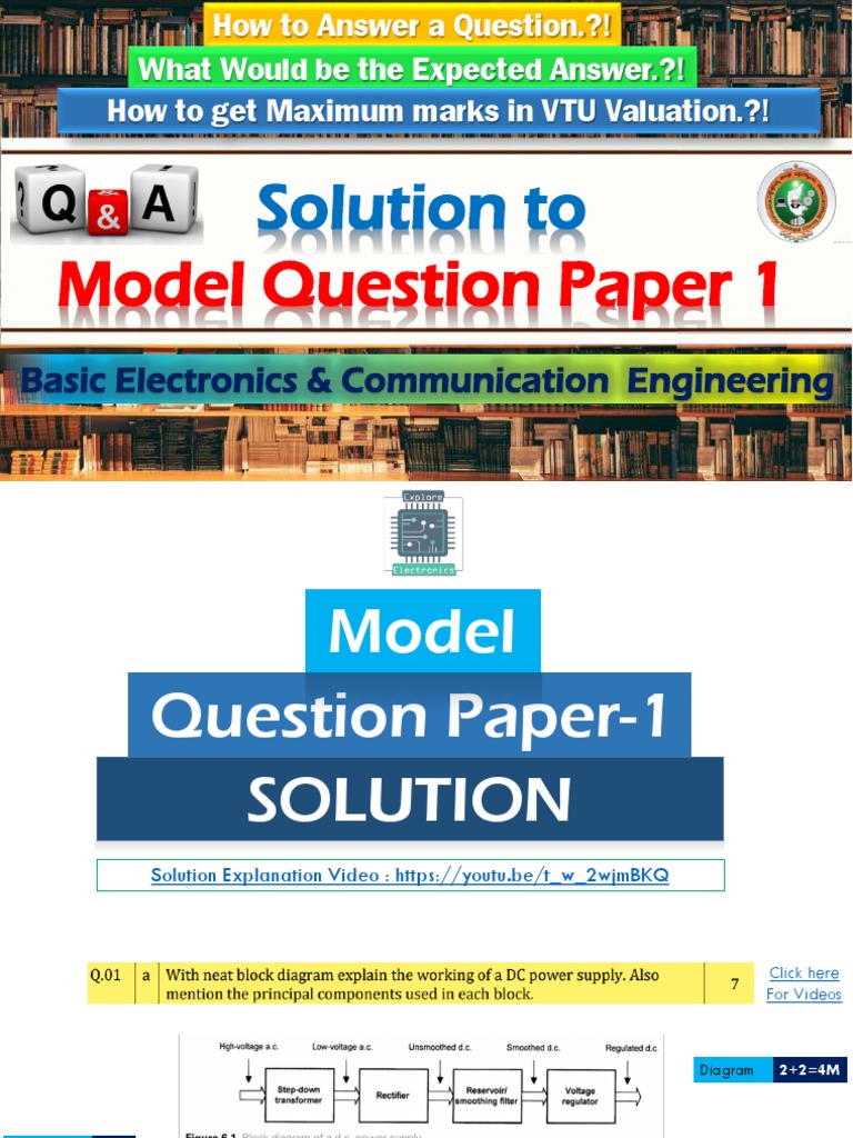 BASIC ELN Model Paper 1 Solution | PDF | Sampling (Signal Processing) | Central Processing Unit