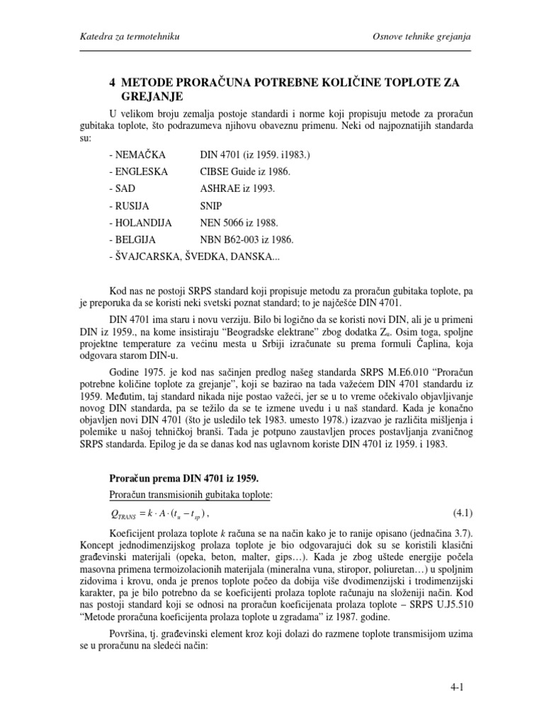 Osnove Tehnike Grejanja - AT4 | PDF