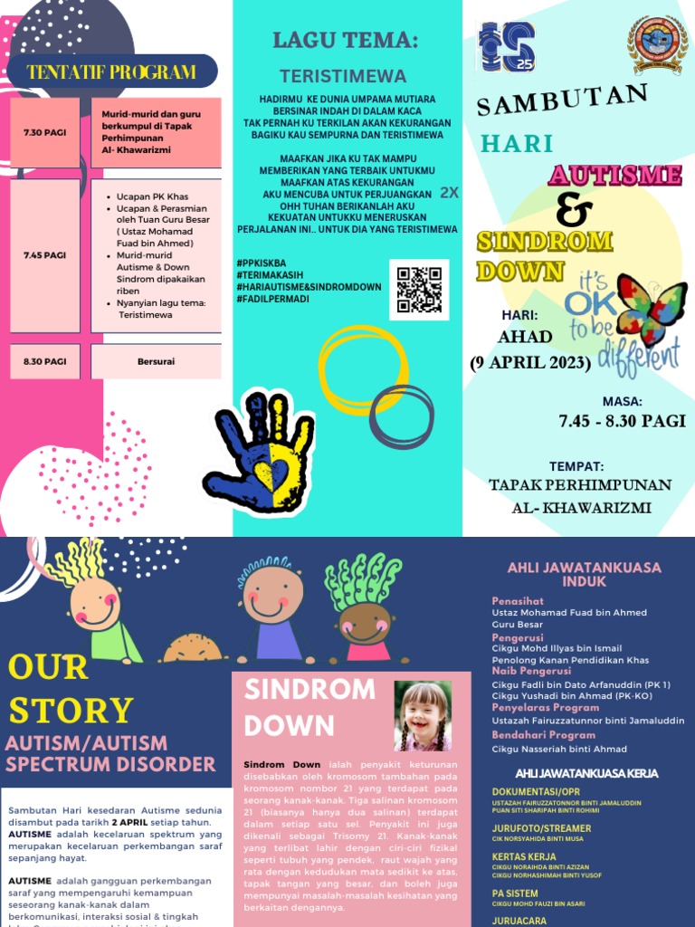 Brochure Hari Autisme& Sindrom Down1 | PDF