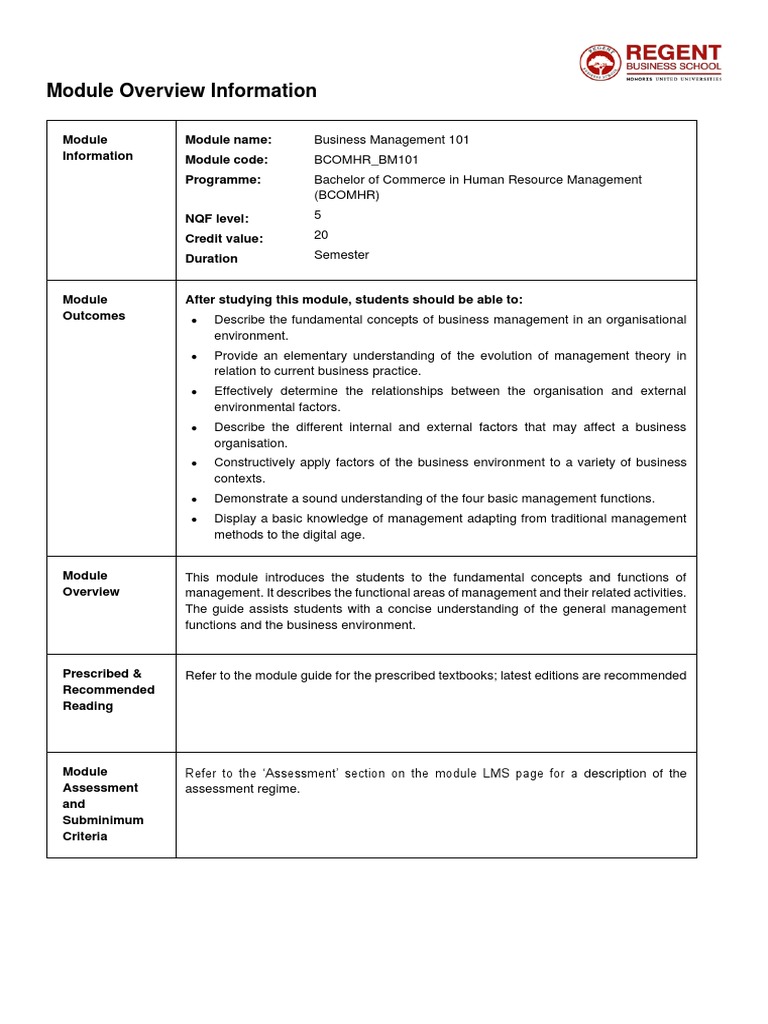 Bcomhr - BM101 - Mo | PDF | Understanding | Analysis