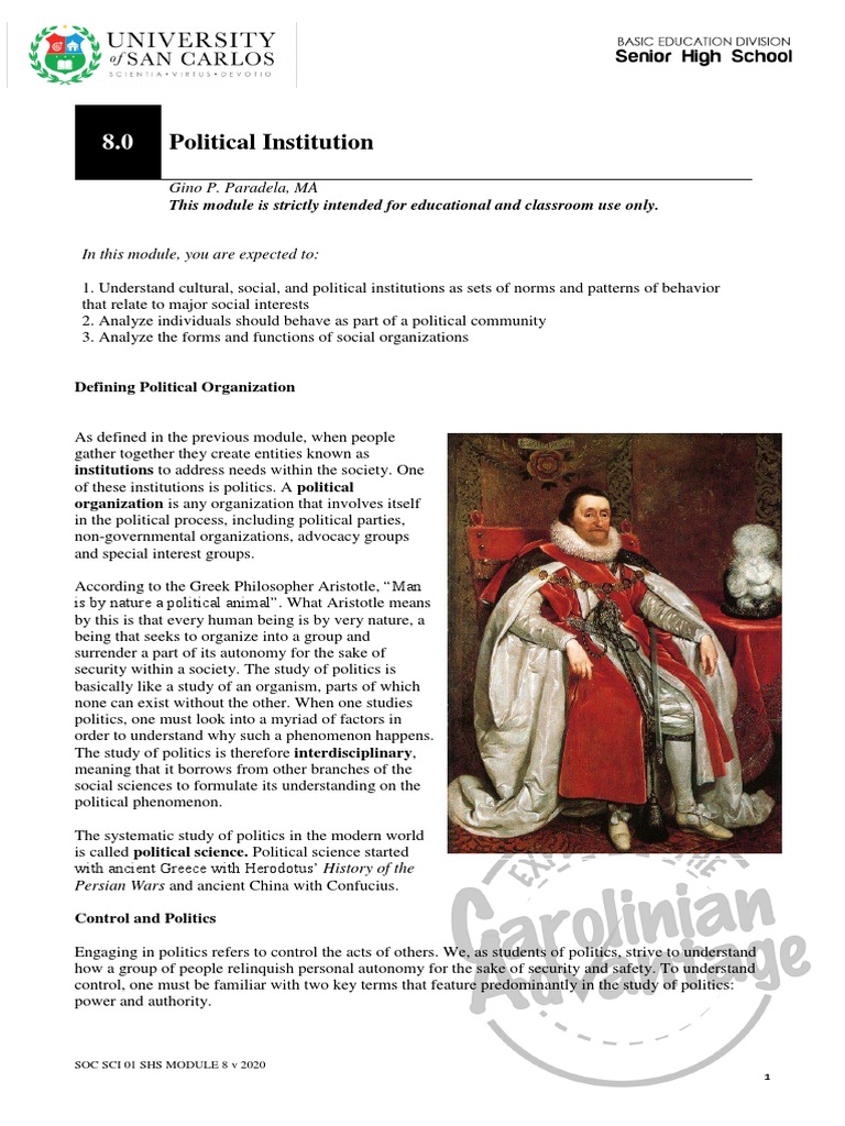 Political Institution | PDF | Monarchy | Democracy