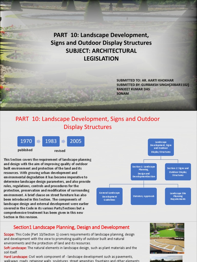 Landscape Development Guidelines and Standards | PDF | Landscape ...