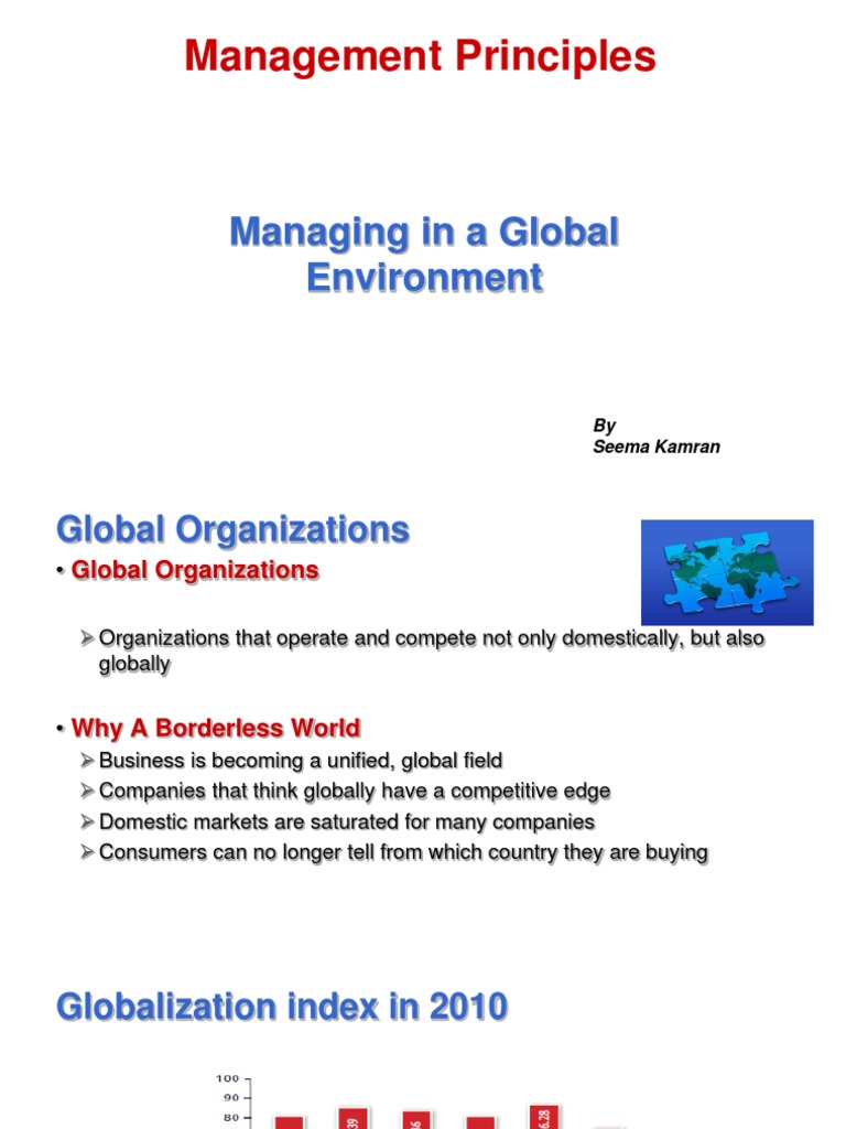 Managing in a Global Environment | PDF | Economies | Globalization