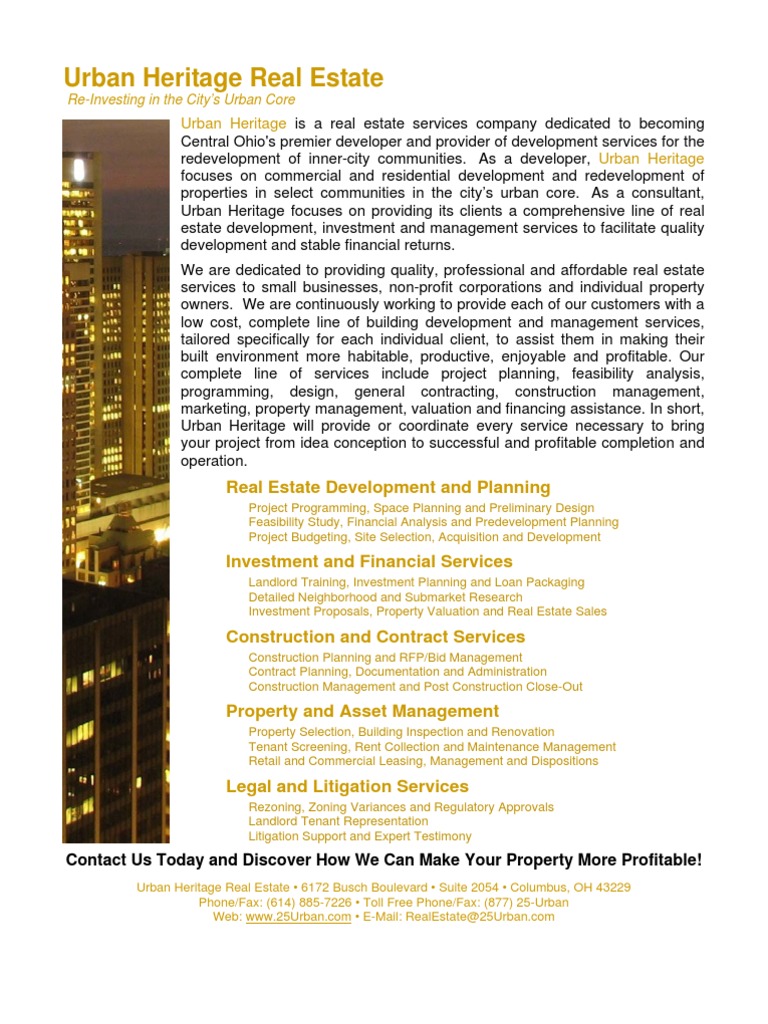 Marketing Packet | PDF | Request For Proposal | Construction Management